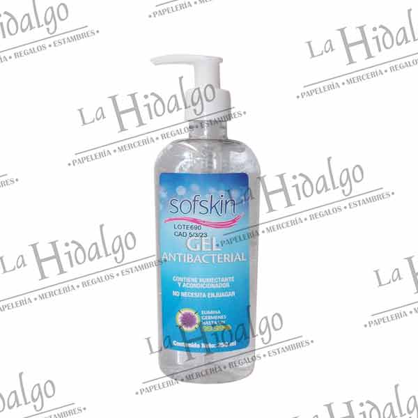 GEL ANTIBACTERIAL SOFSKIN 250ML. - La Hidalgo