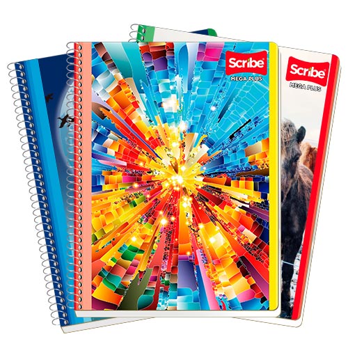 CUADERNO SCRIBE PROFESIONAL ESPIRAL 7510 C/100H RY - La Hidalgo