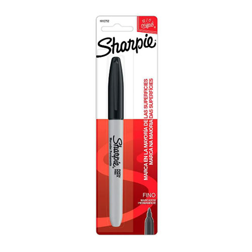 MARCADOR SHARPIE FINO BLISTER C/1 PZ NEGRO – La Hidalgo
